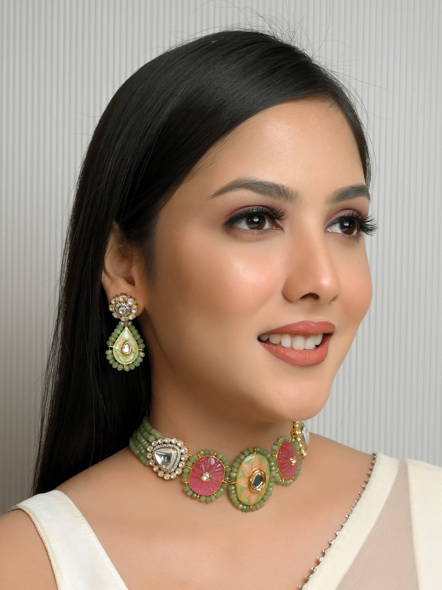 Meenakari choker sets store